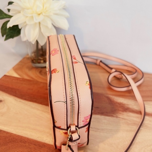 Coach | Bags | Nwt Coach Pink Mini Camera Bag With Mystical Floral ...